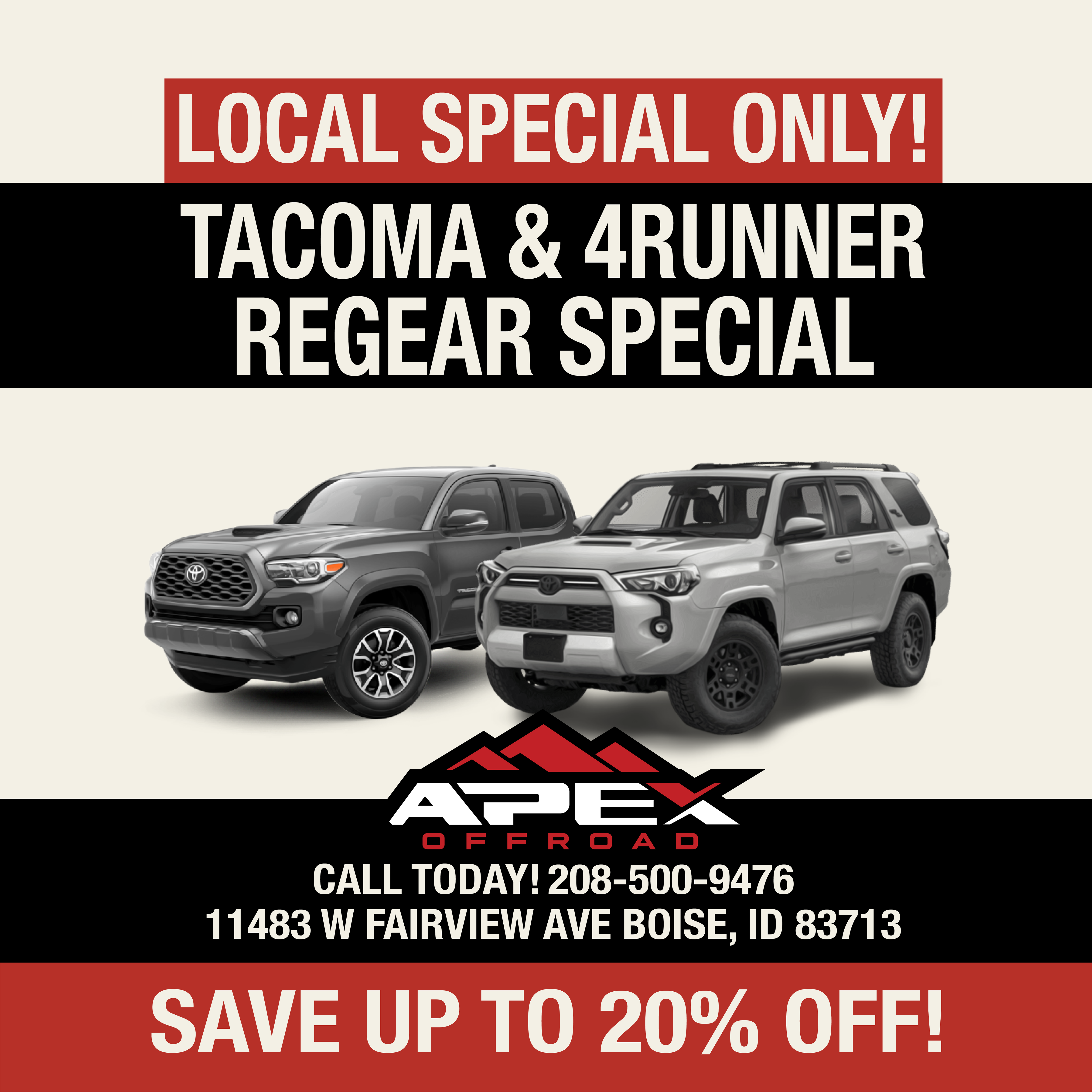 Toyota Gear Upgrade | Regear Special Tacoma/4Runner – Apex Offroad